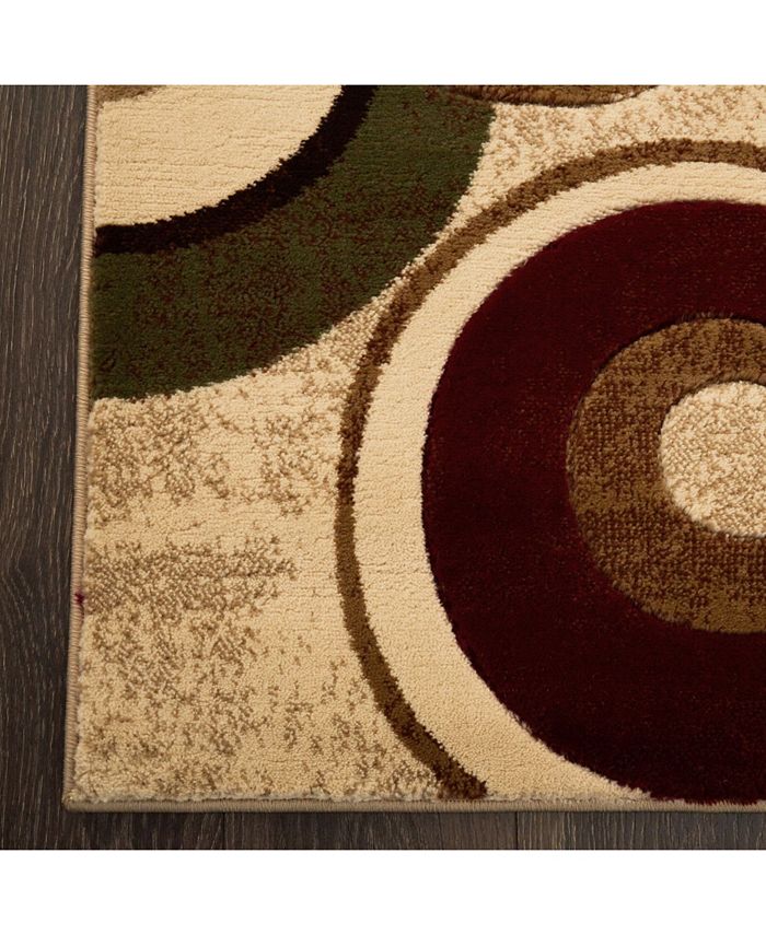 Global Rug Designs Brighton BRI05 Ivory 9'2" x 12'5" Area Rug - Macy's