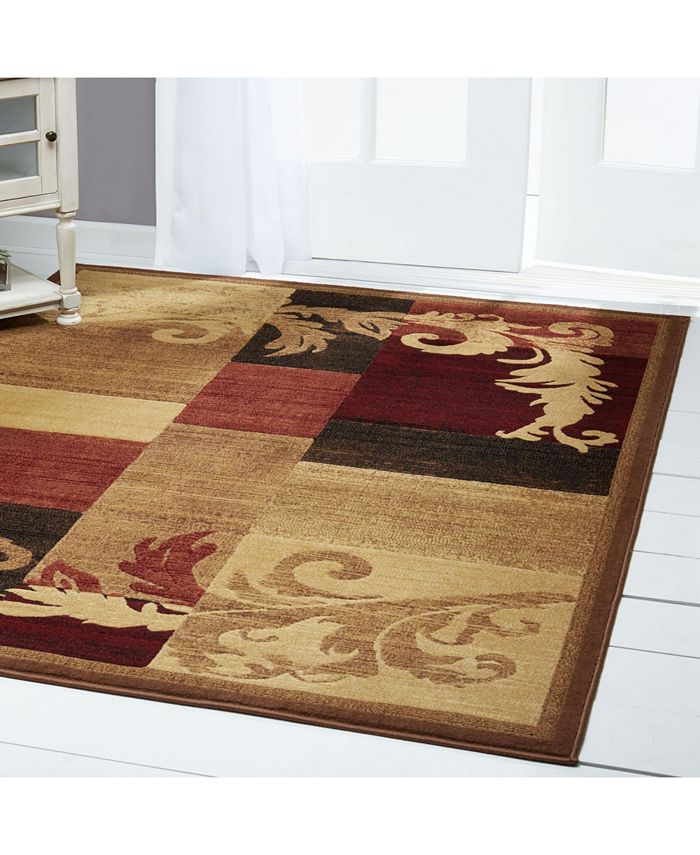 Global Rug Designs Yorba YOR06 Brown 5'3" x 7'2" Area Rug - Macy's
