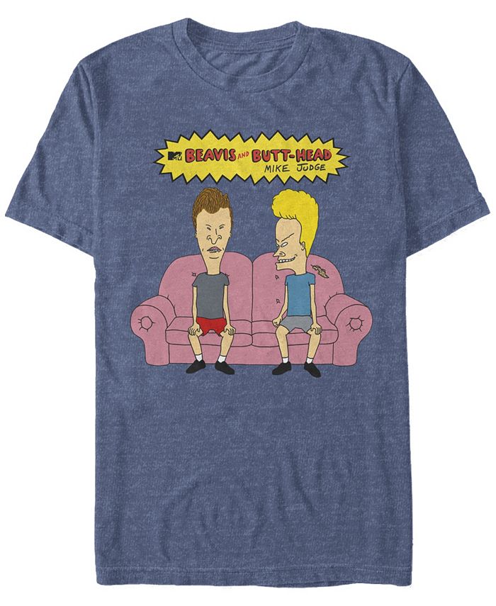 Fifth Sun Beavis and Butthead MTV Men's Couch Potatoes Logo Short ...