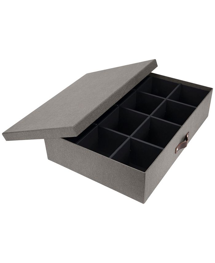 Bigso Box of Sweden Jakob Storage Box with 12 Dividers - Macy's