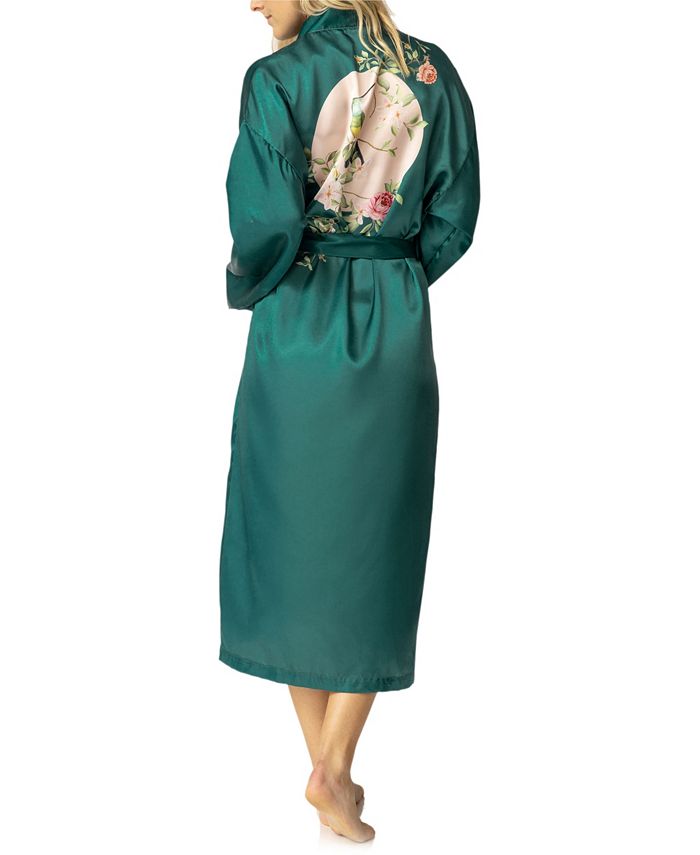 Honey Minx Hummingbird Kimono Wrap Robe, Online Only - Macy's