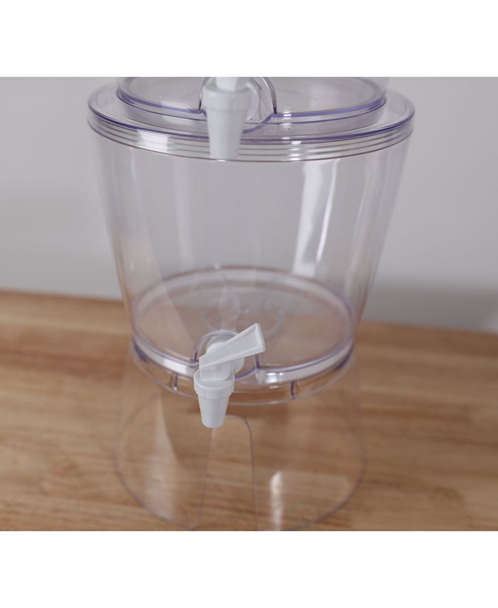 Basicwise Stackable Juice and Water Beverage Dispensers with Stand, 2.8 ...