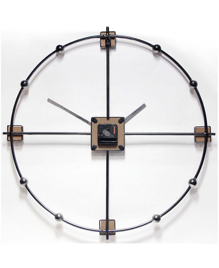 Infinity Instruments Modern Indoor Wall Clock - Macy's
