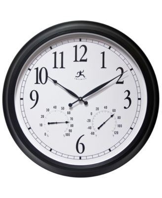 Infinity Instruments Round Wall Clock - Macy's