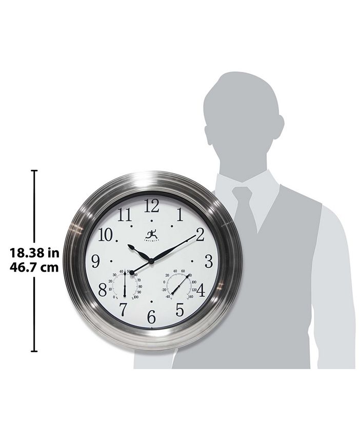 Infinity Instruments Round Wall Clock - Macy's