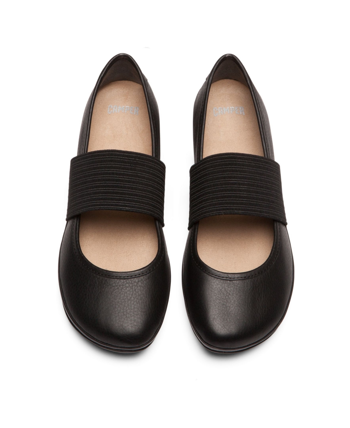 Click here for Camper Womens Right Nina Mary Jane Moccasins - Bla... prices