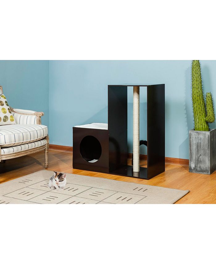 Elegant Home Fashions Modern Cat Play Cube Tower - Macy's