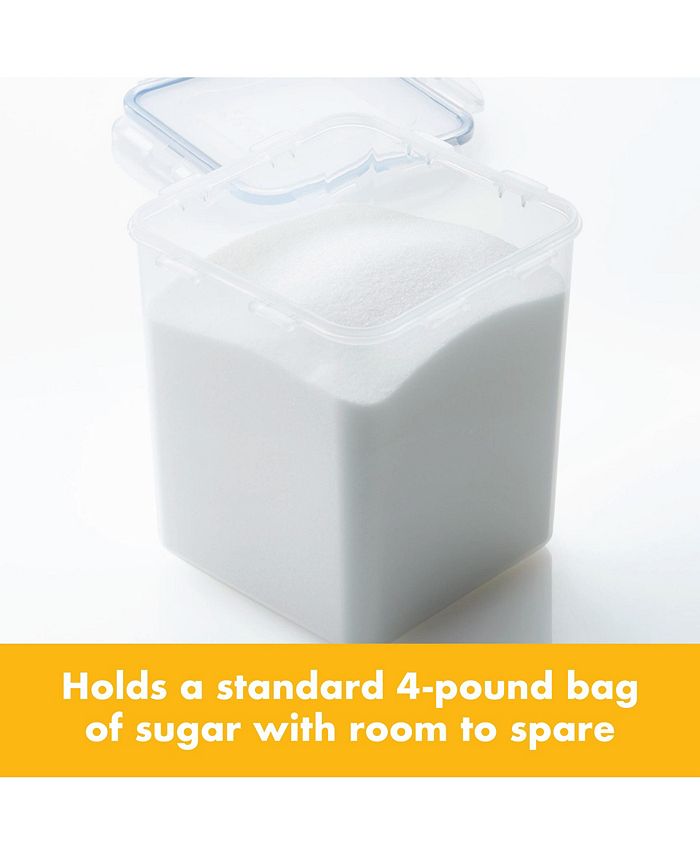 Lock n Lock Easy Essentials Square 11-Cup Sugar Storage Container - Macy's