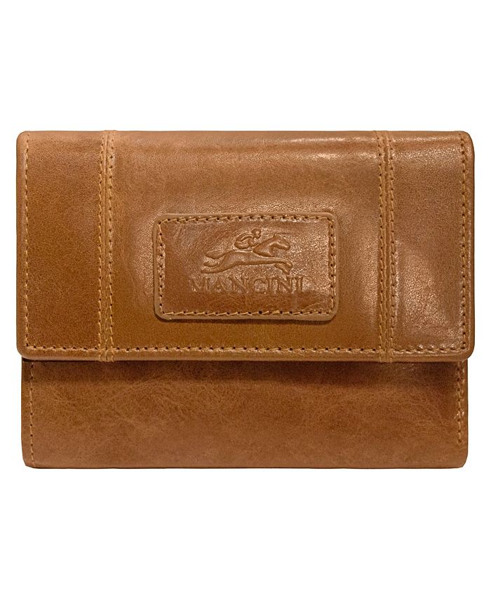Mancini Casablanca Collection RFID Secure Ladies Small Clutch Wallet ...