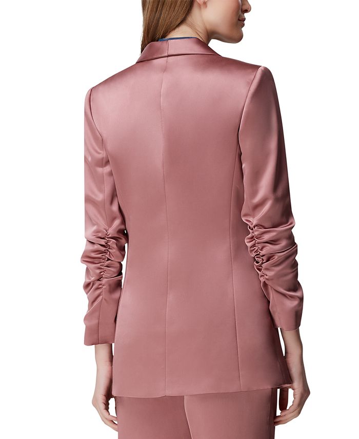 Tahari ASL Scrunched-Sleeve Satin Jacket - Macy's Tahari ASL Scrunched-Sleeve Satin Jacket - Macy's