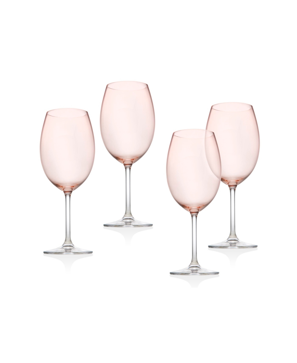 Click here for Godinger Meridian Blush White Wine - Set of 4 - Bl... prices