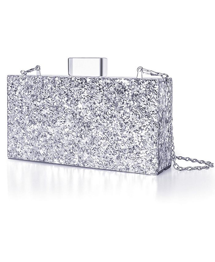 Milanblocks Confetti Acrylic Clutch Handbag - Macy's