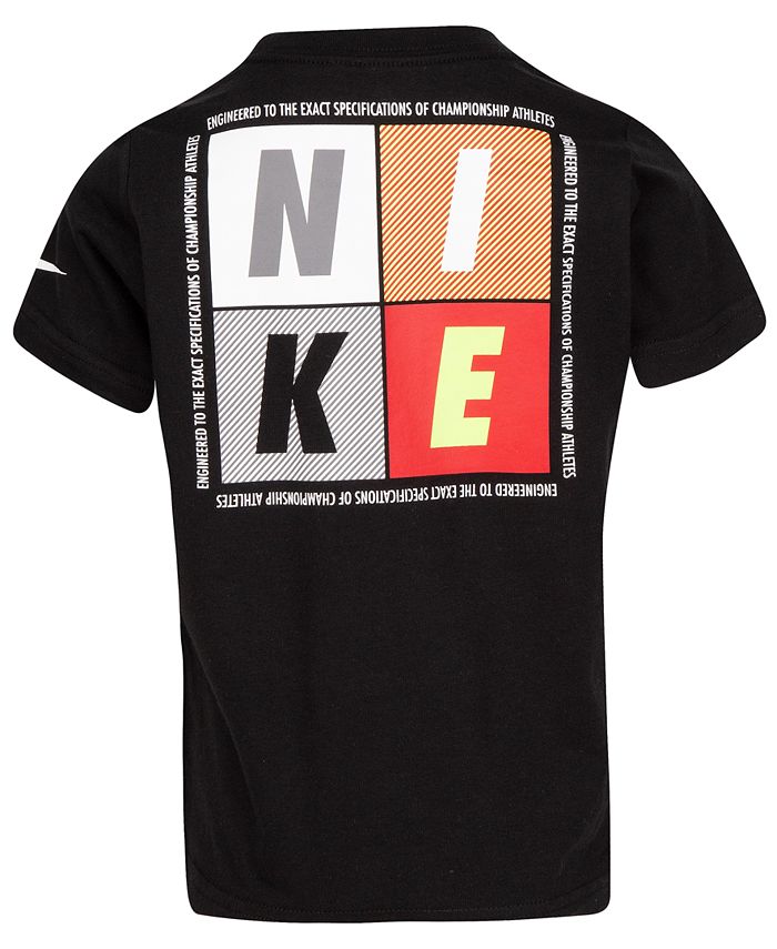Nike Toddler Boys Swoosh-Print Cotton T-Shirt - Macy's