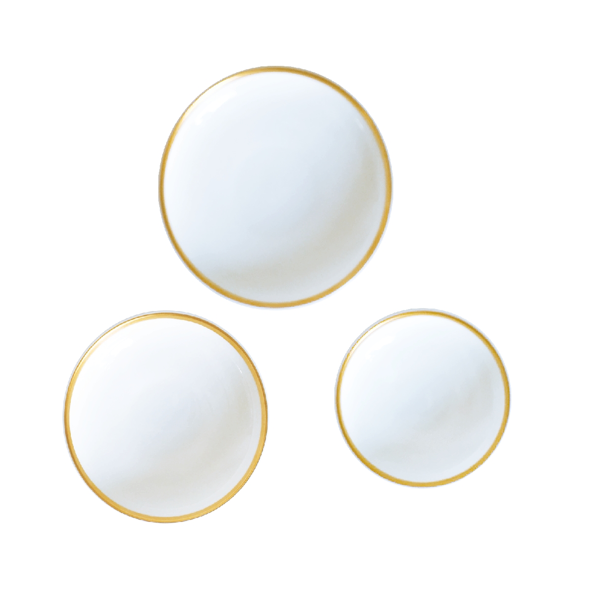 Click here for Twig New York Golden Edge Canape Plates - Set of 3... prices