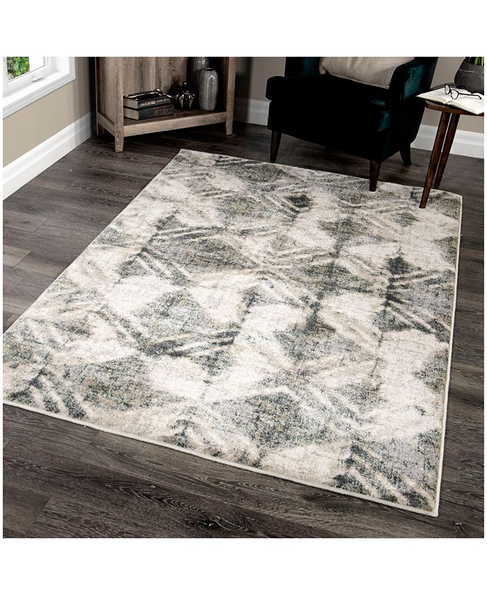 Orian Rugs Orian Riverstone Maverick Cloud Gray Area Rug Collection ...