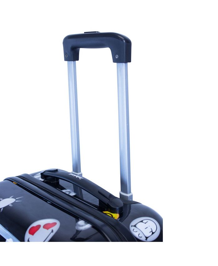 Smiley World Happy Travels 3 Piece Luggage Set - Macy's