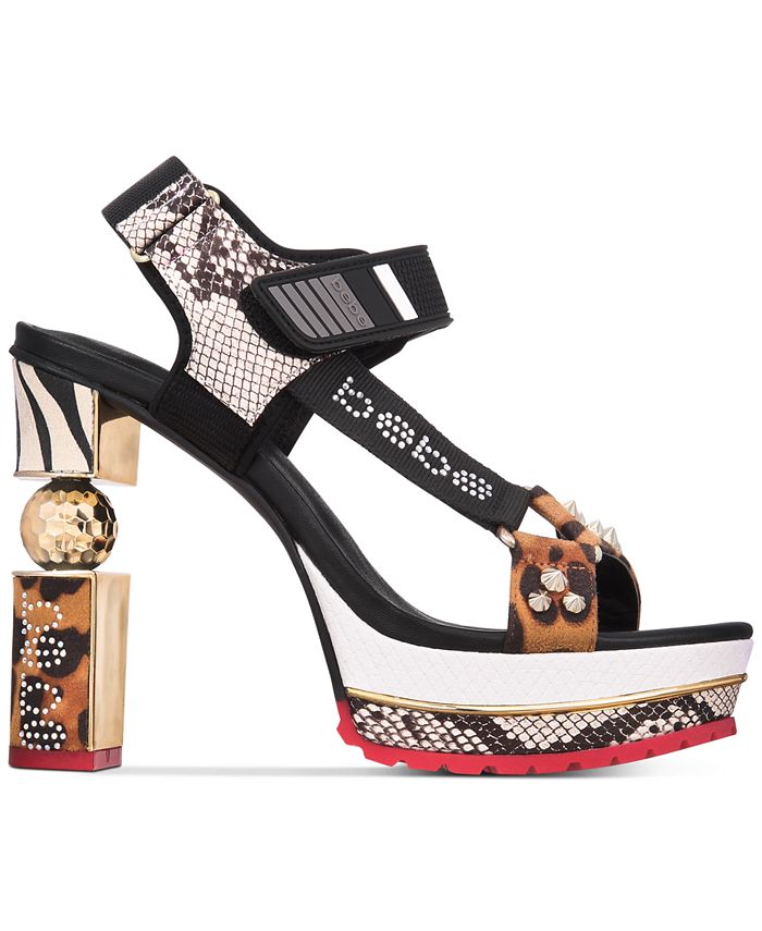 bebe Collab Platform Dress Sandals - Macy's
