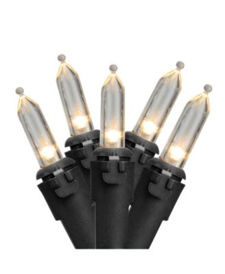Northlight Set of 50 Warm White LED Mini Christmas Lights 4" Spacing ...