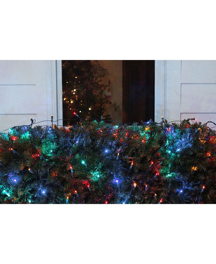 Northlight 4' x 6' Multi-Color LED Wide Angle Christmas Net Lights ...