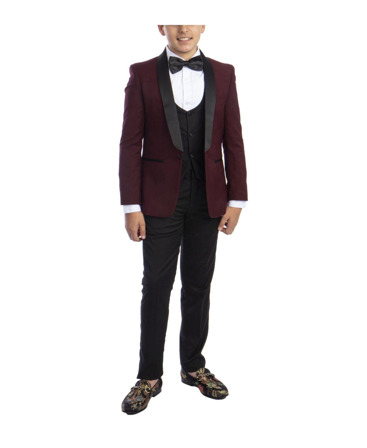 Click here for Perry Ellis Big Boys 5-Piece Slim Fit Shawl Tuxedo... prices