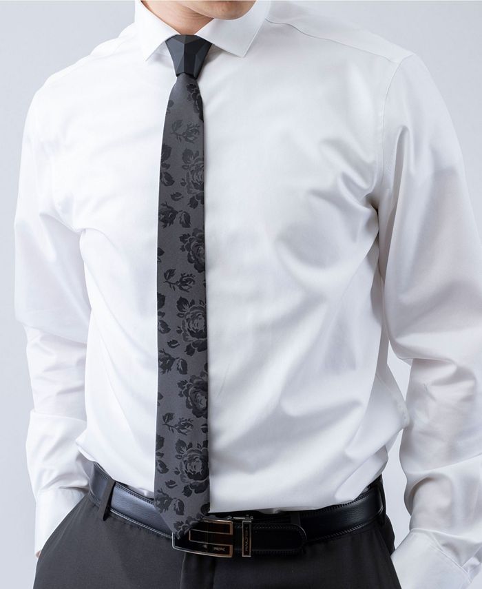 Modern Tie Men's Silk Rose Floral Slim Single Tie - Macy's