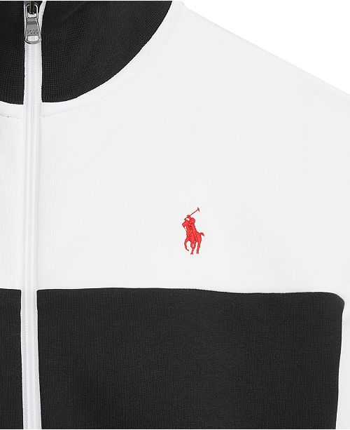 Polo Ralph Lauren Men's Color-Blocked Double-Knit Jacket & Reviews ...