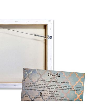 Oliver Gal World Map 1778 triptych Canvas Art - 36" x 17" x 3" - Macy's