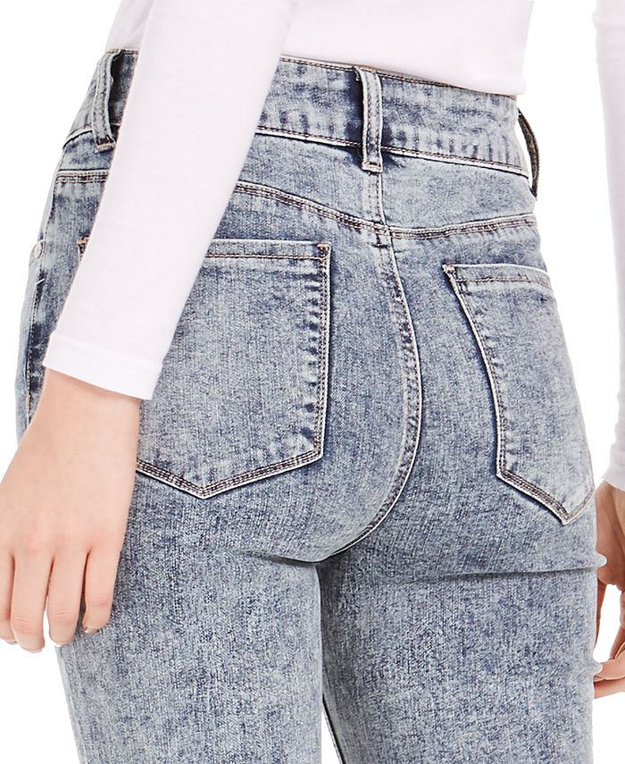 Indigo Rein Juniors' Ripped Acid-Wash Skinny Jeans - Macy's