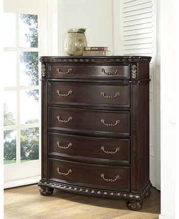 Steve Silver Zuill 5-drawer Lift Top Chest - Macy's