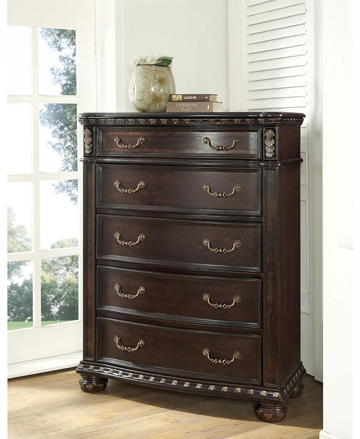 Steve Silver Zuill 5-drawer Lift Top Chest - Macy's
