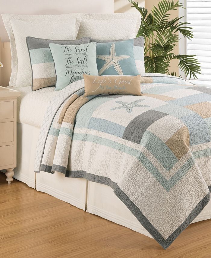 C&F Home Driftwood Shores Full Queen Quilt Set - Macy's