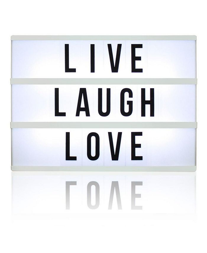 Sharper Image Cinematic LED Light Box - Macy's