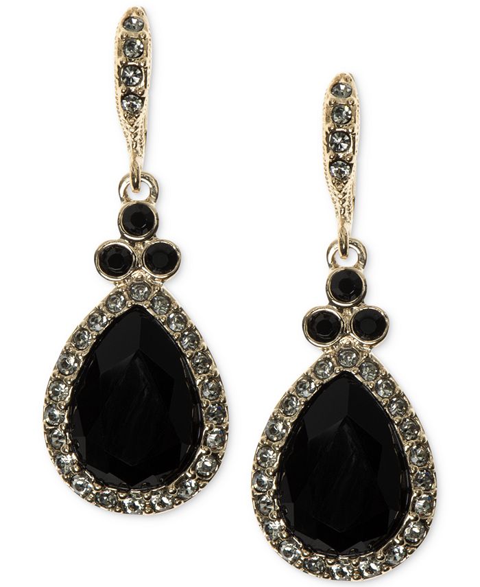Givenchy Pavé Pear Drop Earrings - Macy's