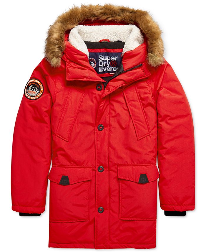 Superdry Men's Everest Hooded Parka - Macy's