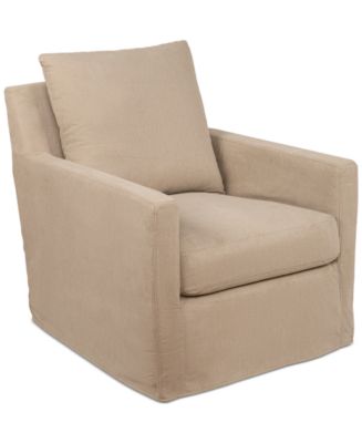 Brenalee Fabric Swivel Glider Slipcover - Replacement - Macy's