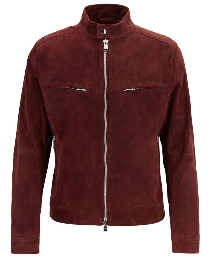 Hugo Boss BOSS Men's T-Nakan Regular-Fit Biker Jacket - Macy's