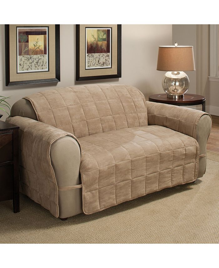 P/Kaufmann Home Faux Suede Ultimate XL Sofa Protector - Macy's