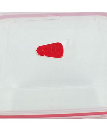 Home Basics HDS Trading Locking Square Plastic Food Storage Containers ...