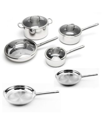 BergHOFF EarthChef Boreal 10-Pc. Stainless Steel Cookware Set - Macy's