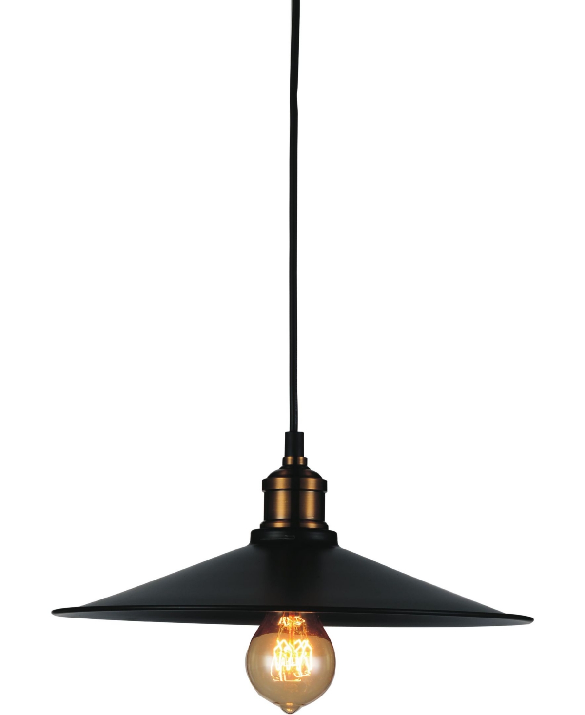 Click here for Cwi Lighting Brave 1 Light Mini Pendant - Black prices