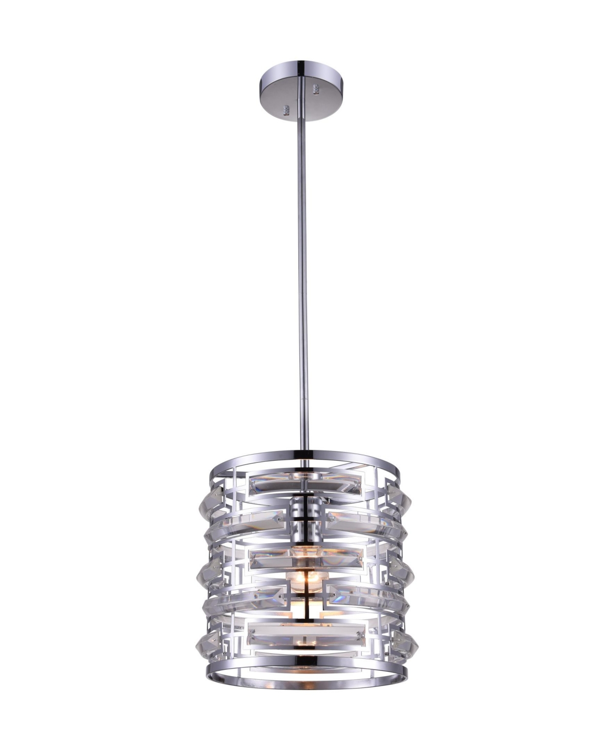 Click here for Cwi Lighting Petia 1 Light Chandelier - Chrome prices