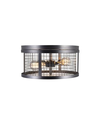 CWI Lighting Manito 3 Light Flush Mount - Macy's
