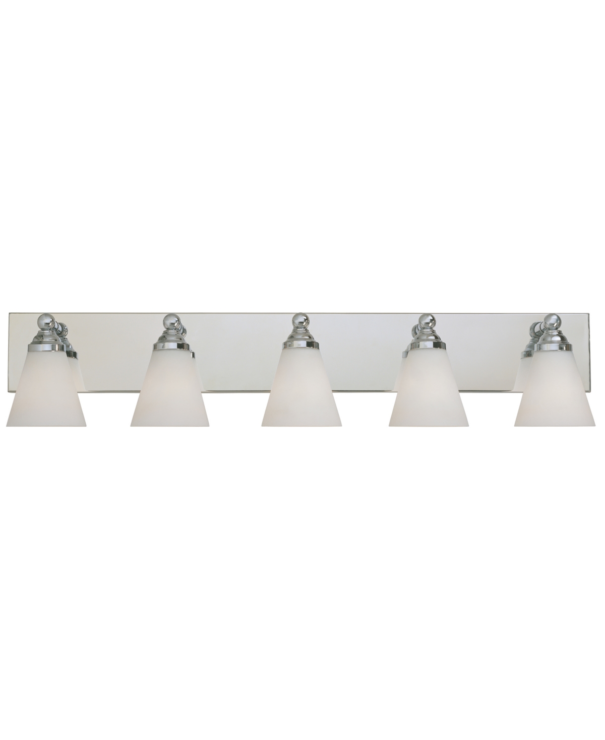 Click here for Designers Fountain Hudson 5 Light Bath Bar - Chrom... prices