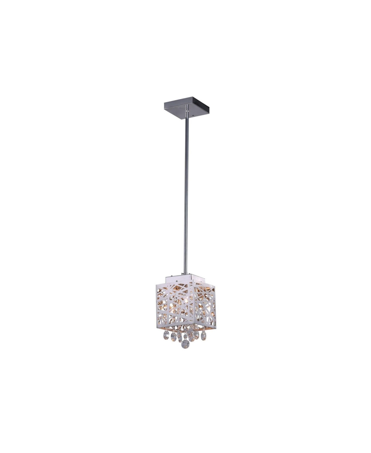 Click here for Cwi Lighting Eternity 1 Light Mini Pendant - Chrom... prices