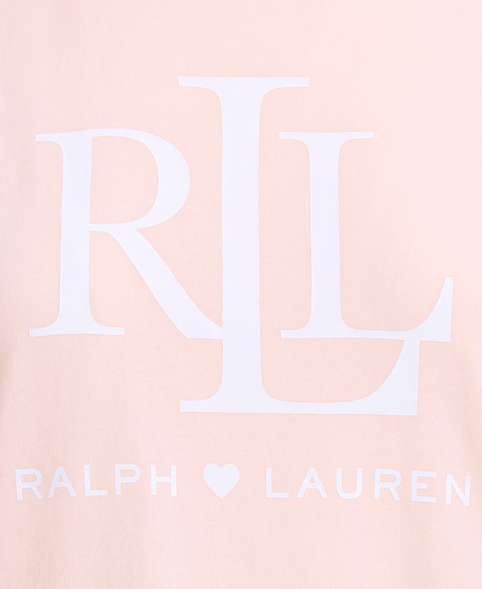 Lauren Ralph Lauren Pink Pony Logo Jersey T-Shirt - Macy's