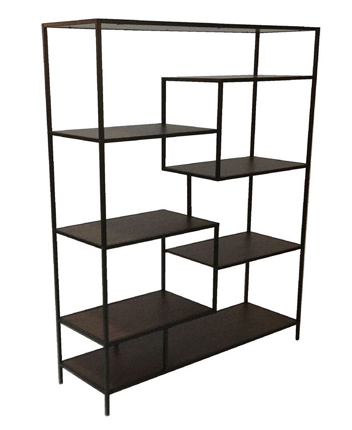 Coaster Home Furnishings Tarpon 7-Shelf Bookcase with Offset Shelves ...