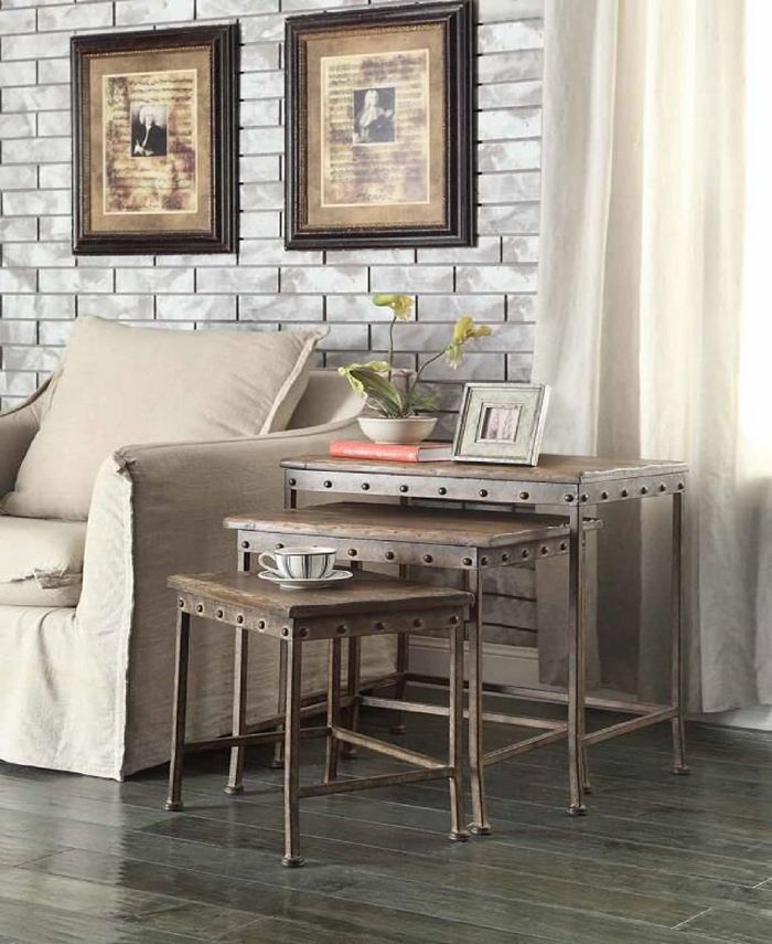 Coaster Home Furnishings Elmhurst 3-Piece Nesting Table Set - Macy's