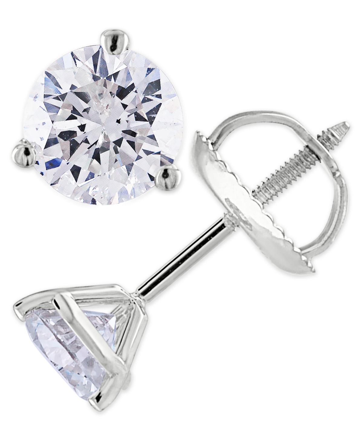Click here for Diamond Stud Earrings (1-1/2 ct. t.w.) in 14k Whit... prices