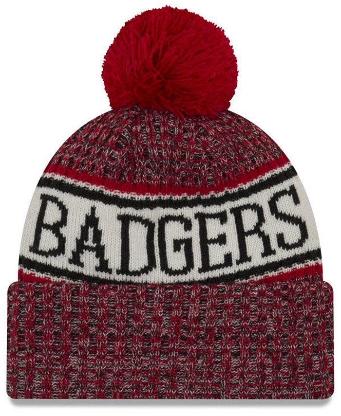 New Era Wisconsin Badgers Sport Knit Hat - Macy's
