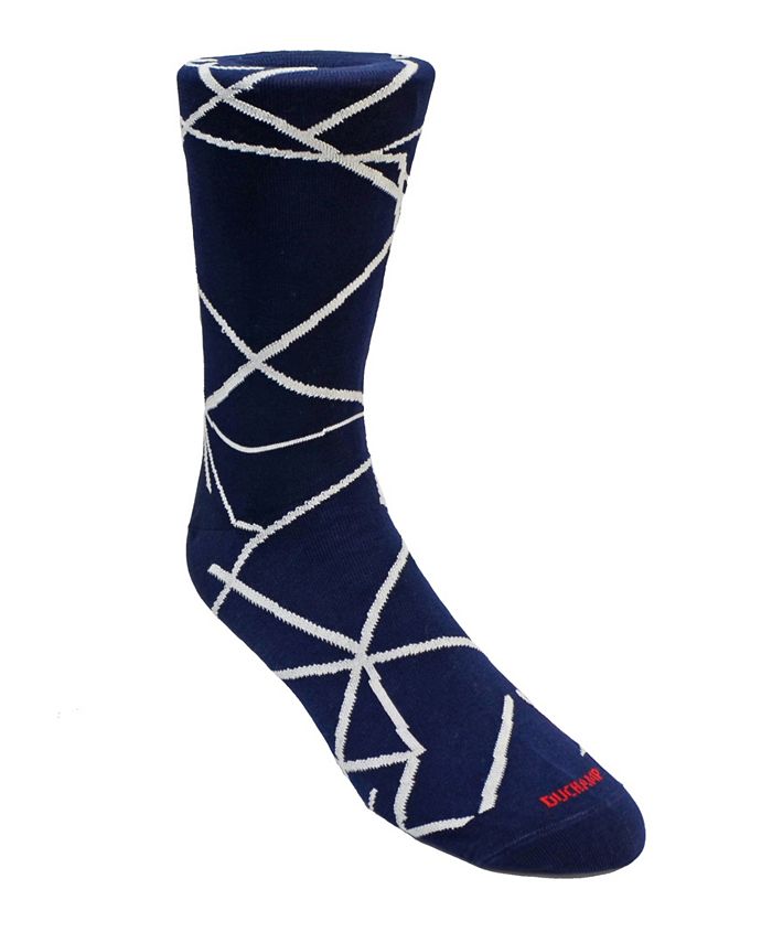 Duchamp London Men's Line Design Dress Sock - Macy's